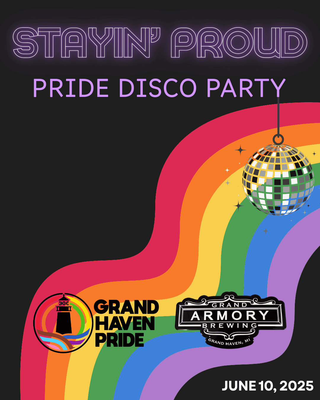 Grand Armory Disco Pride Party – Grand Haven Pride